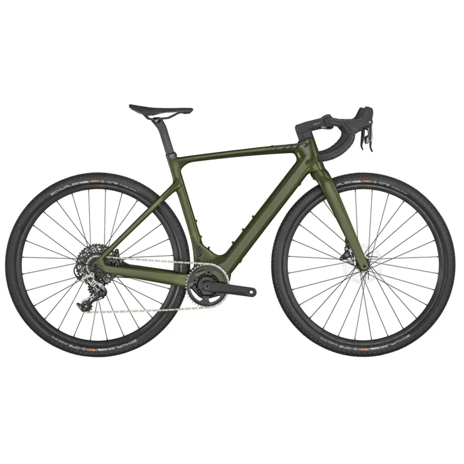 Scott Solace Gravel eRIDE 30 Electric Road Bike in Green