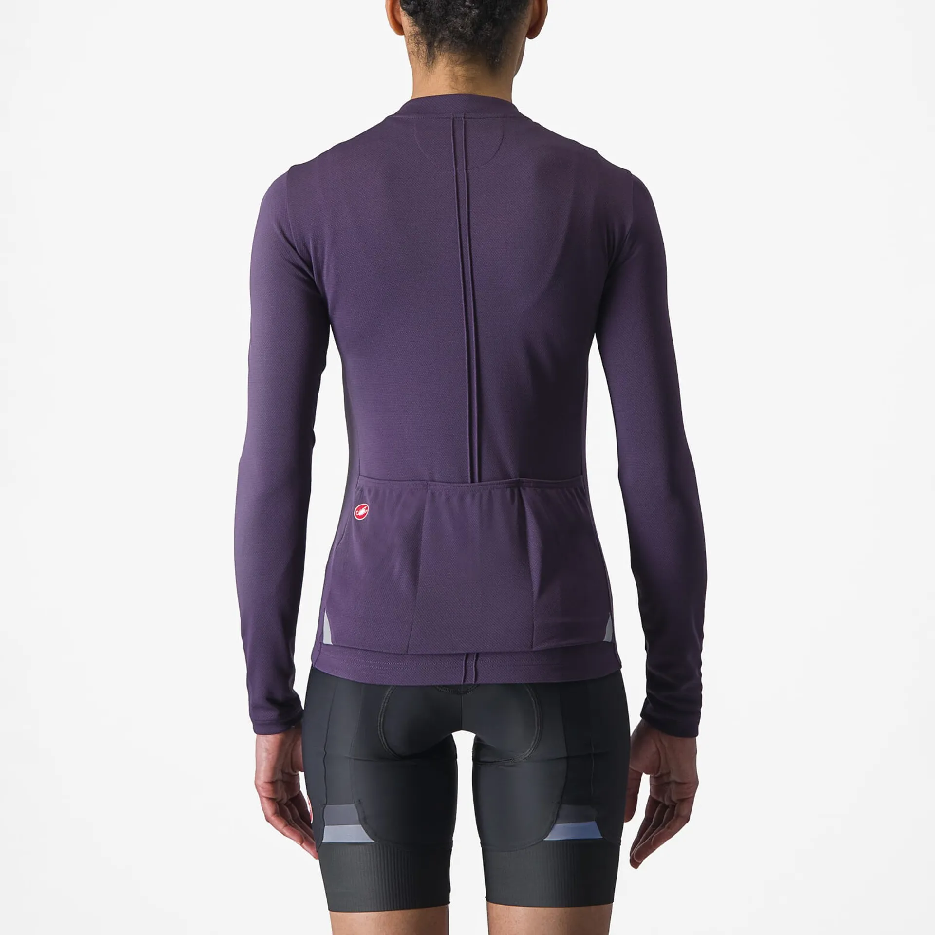 Castelli Anima 4 Women's Long Sleeve Jersey in Night Shade/Orchid