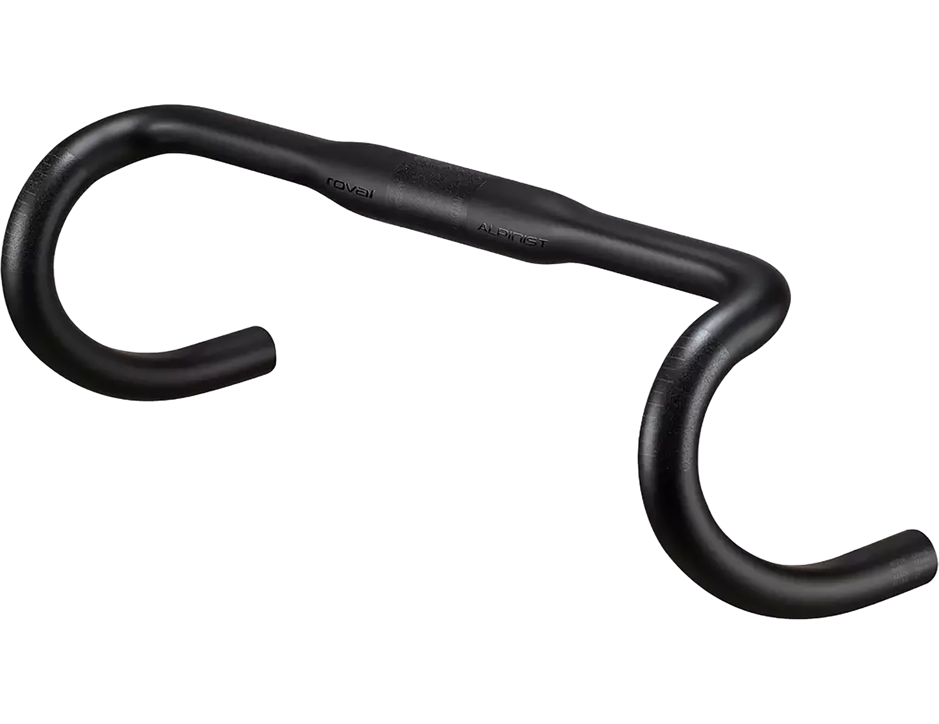 Roval Alpinist Road Handlebar in Satin Carbon / Gloss Black