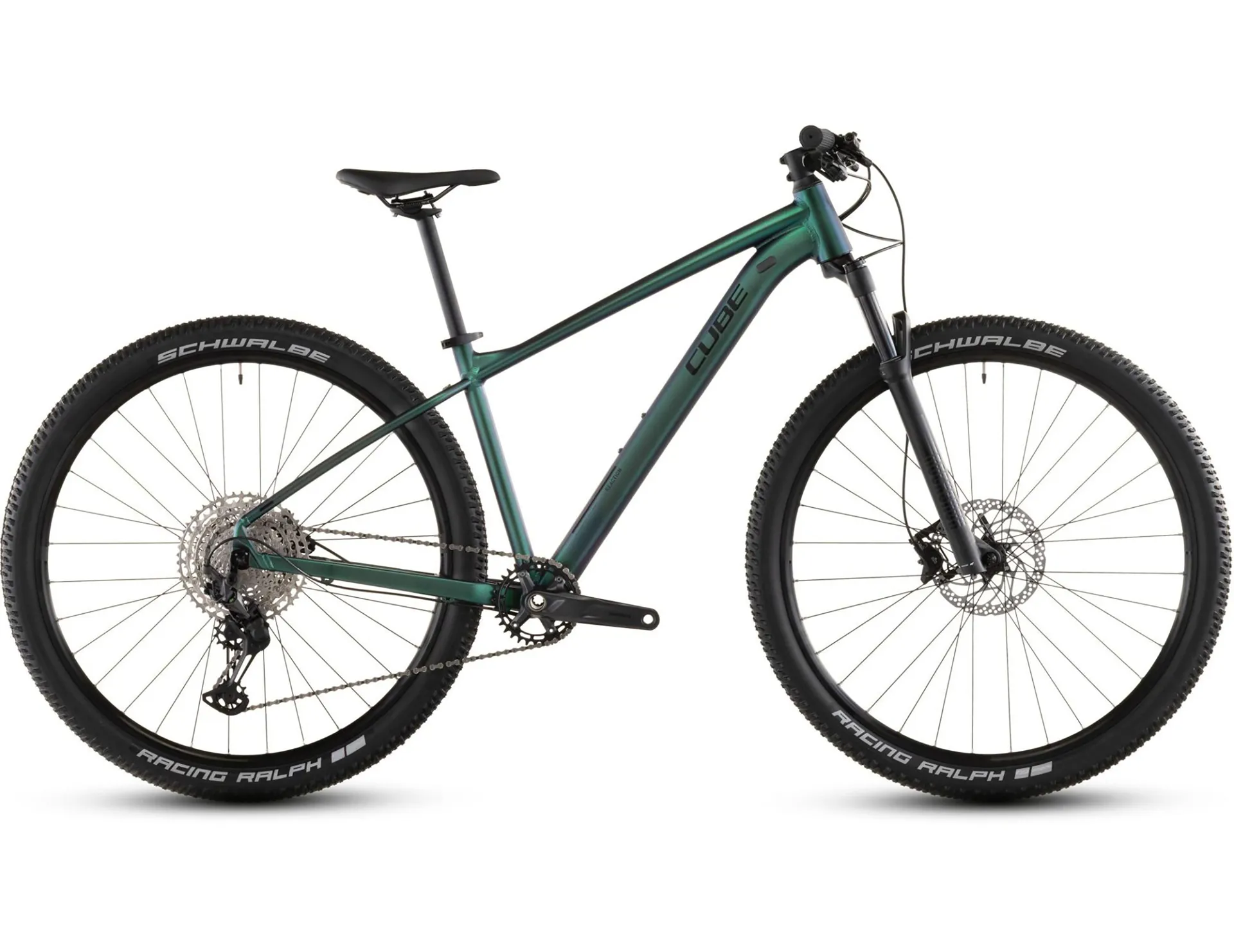 Cube Reaction Pro Hardtail Mountain Bike 2026 in Goblin/Black
