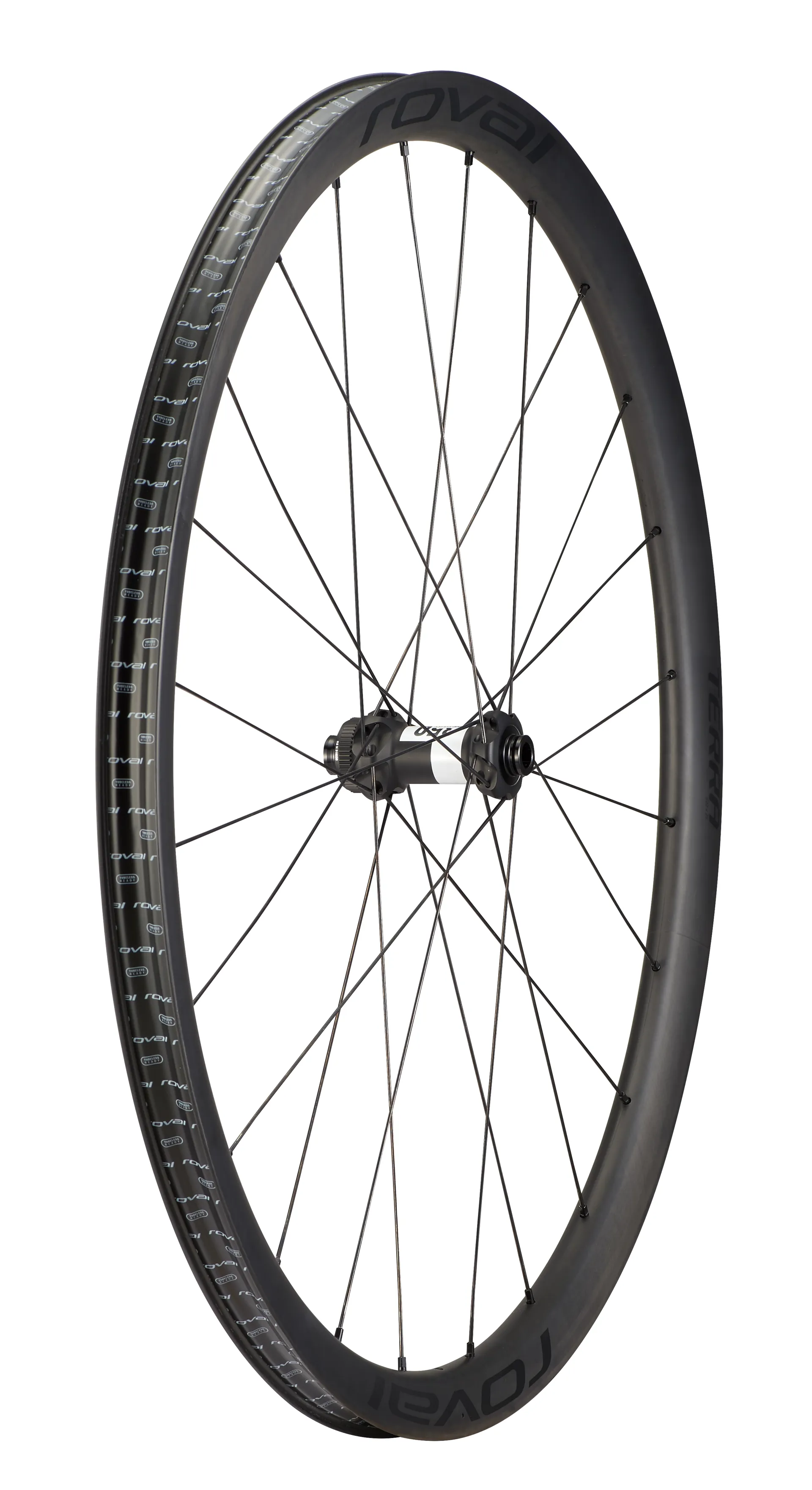 Roval Terra CL Wheelset in Satin Carbon/ Charcoal 700c