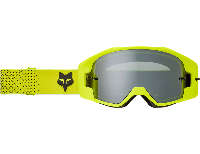 Fox Racing Vue Core Mirrored Lens Goggles in Fluorescent Yellow