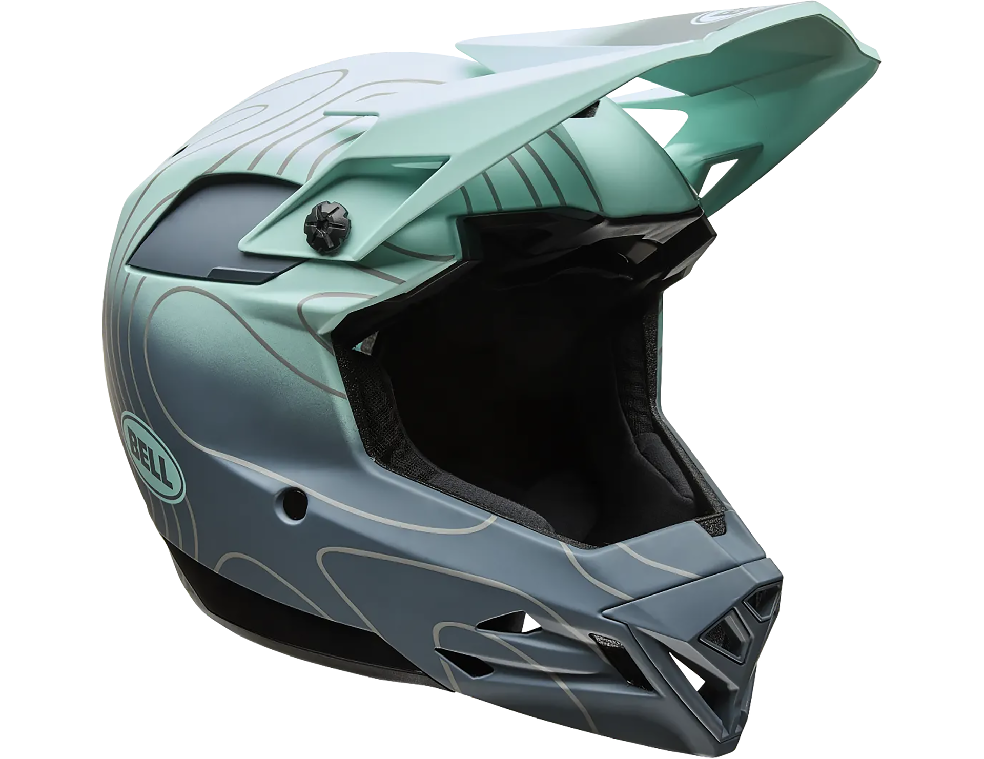 Bell Full-10 MIPS Contour Helmet in Blue/Grey