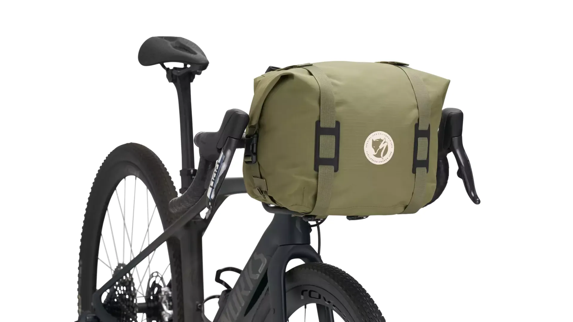 Specialized Fjallraven Handlebar Rolltop Bag in Green