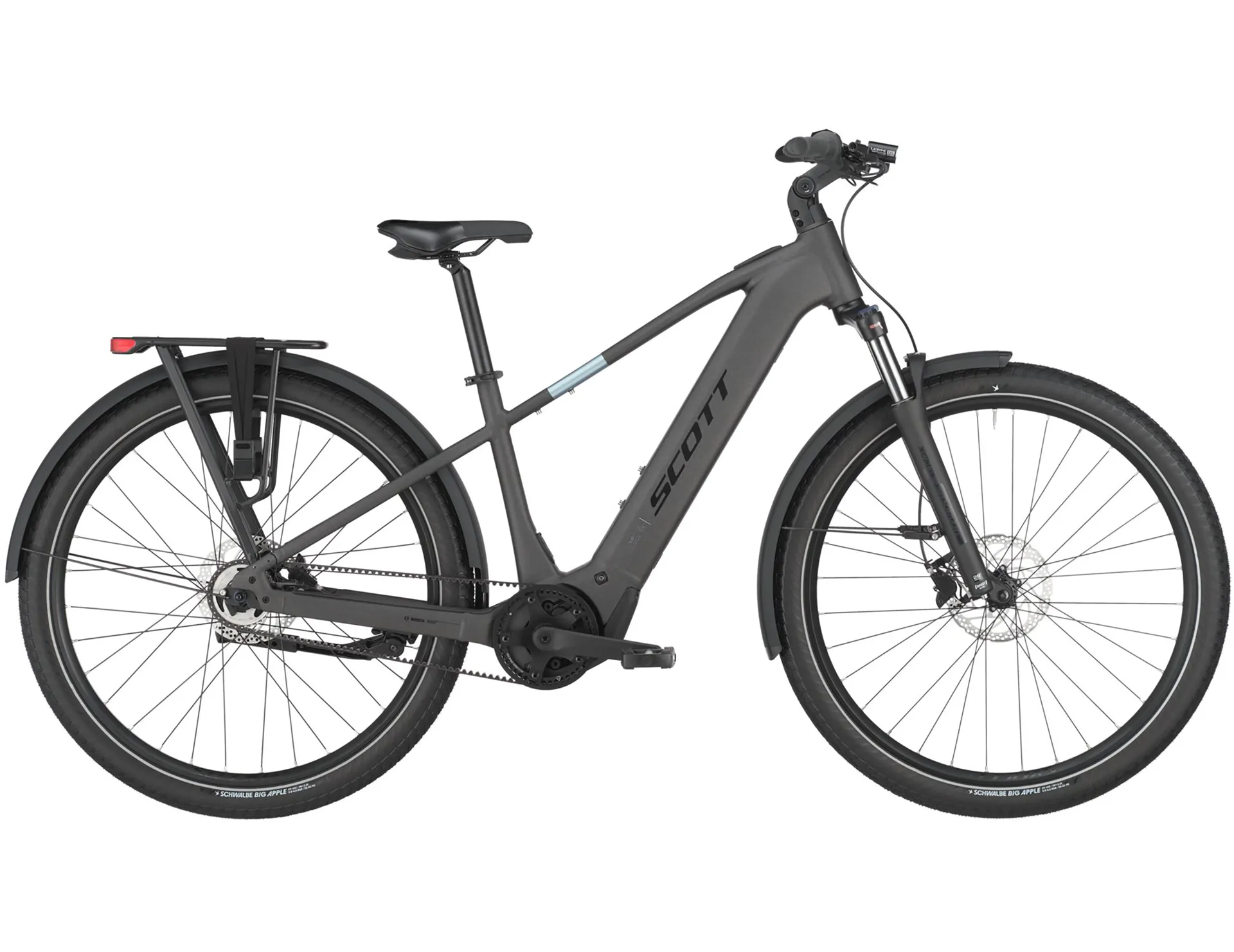 Scott Sub 20 Belt Electric City Bike 2025 in Midnight Grey