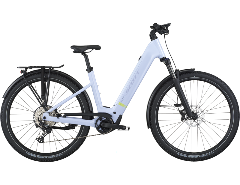 Scott Axis 20 Wave Electric Hybrid Bike 2026 In Icy Blue