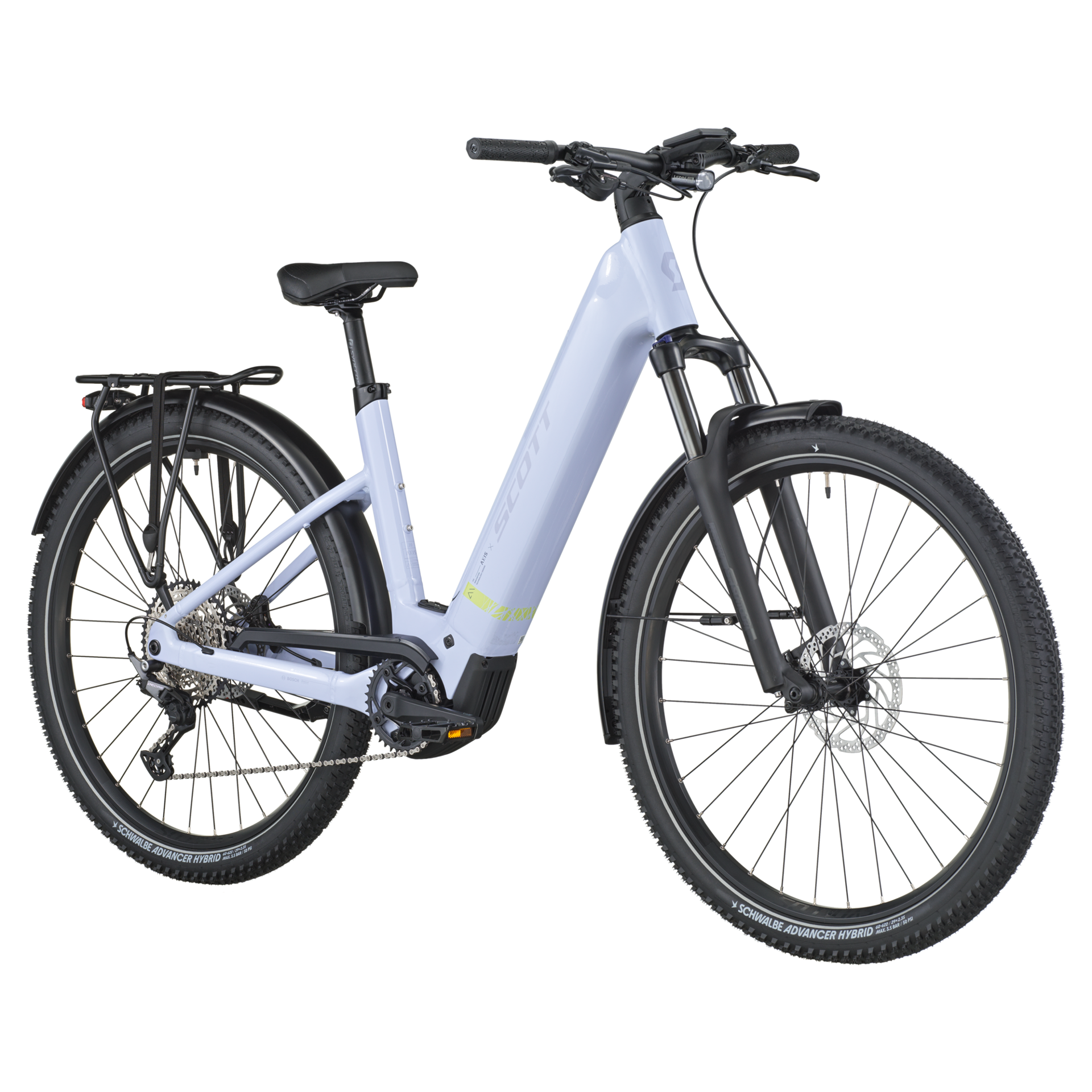 Scott Axis 20 Wave Electric Hybrid Bike 2026 In Icy Blue