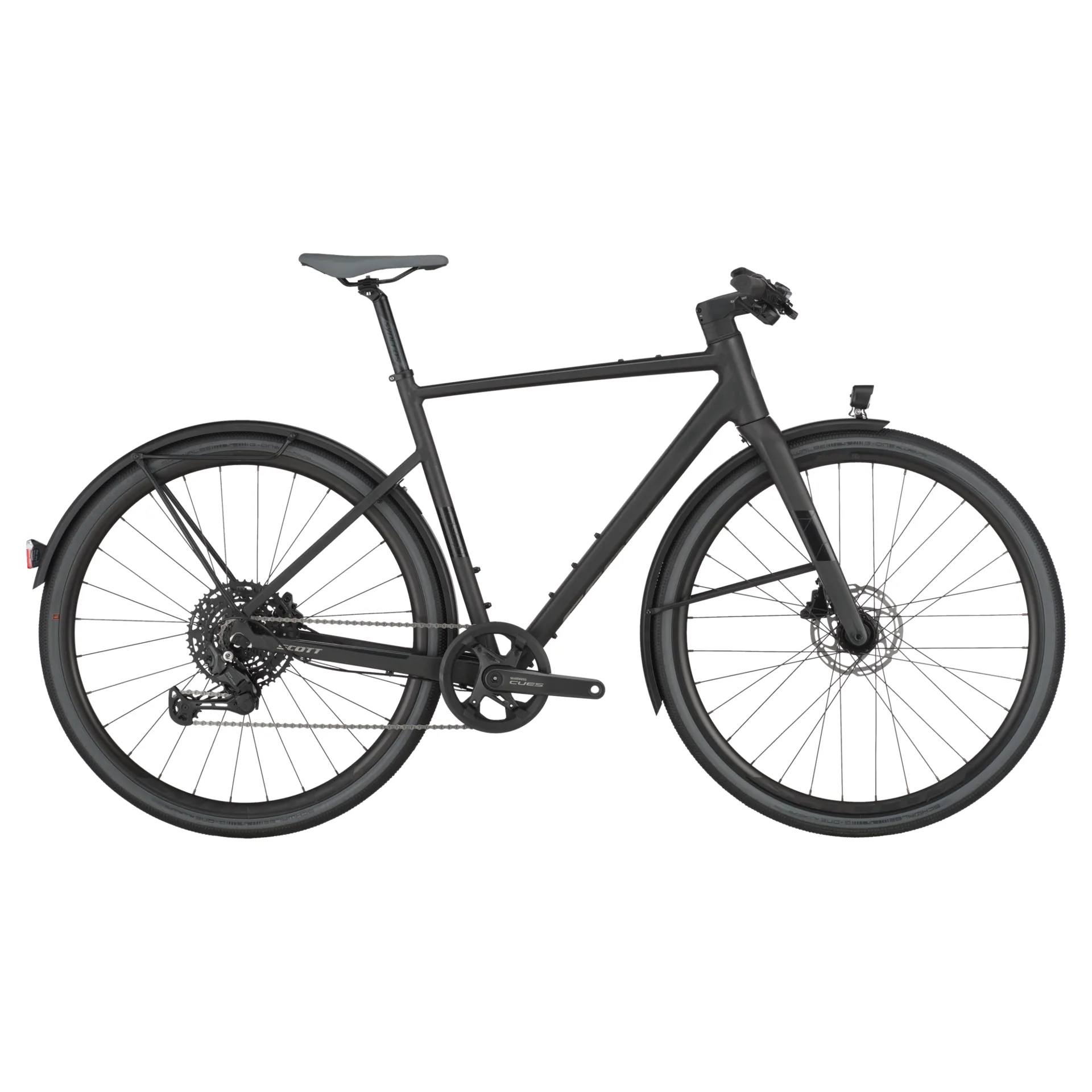 Scott Metrix 20 Equipped Hybrid Bike 2025 in Champion Black
