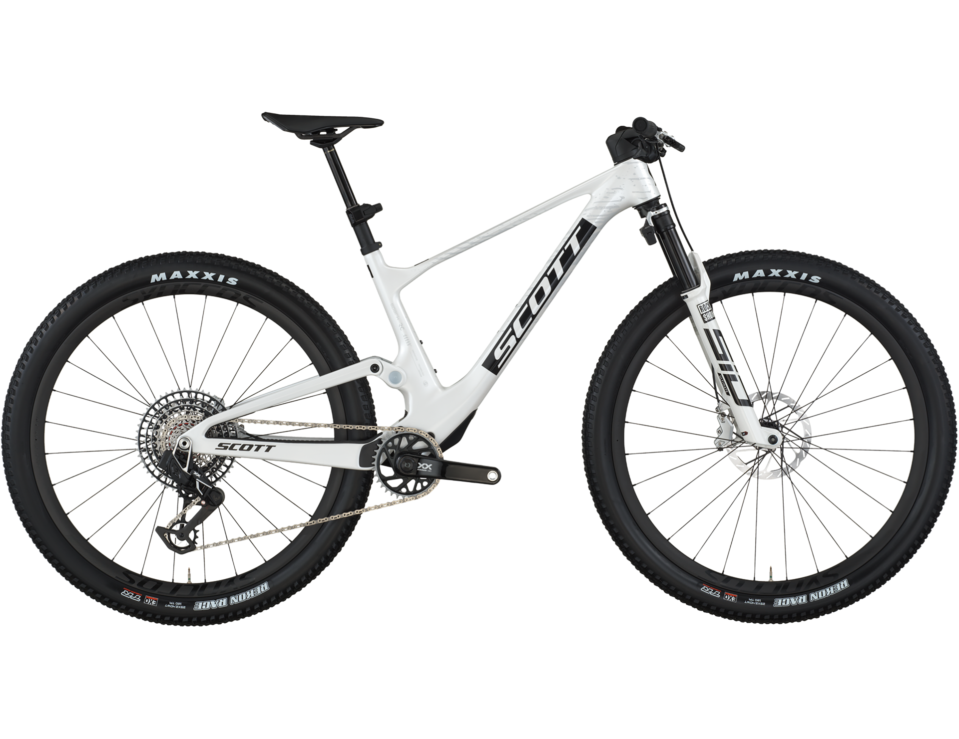 Scott Spark RC World Cup EVO Full Suspension Mountain Bike 2026 in White