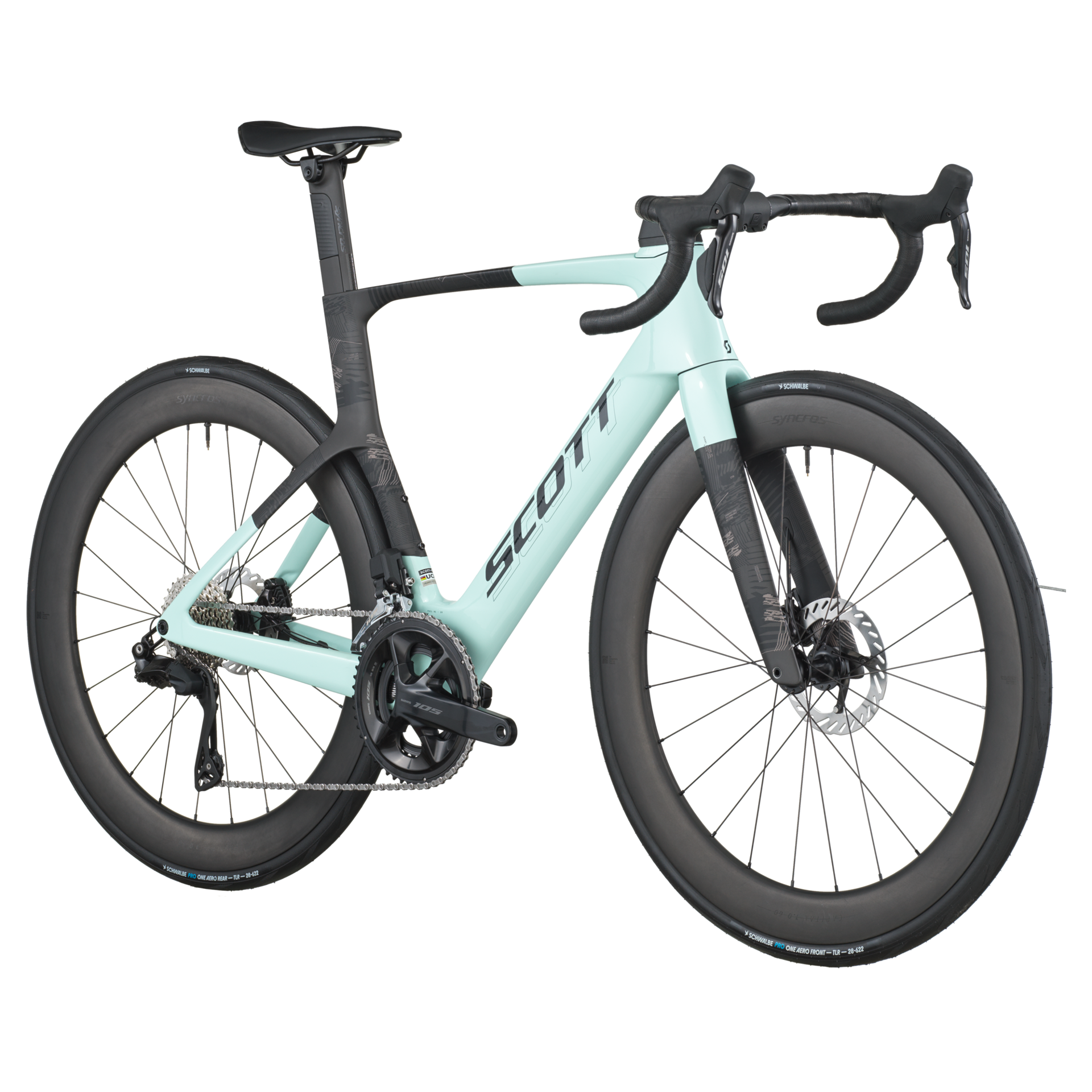 Scott Foil RC 20 Road Bike 2026 in Gelato Blue / Carbon Black