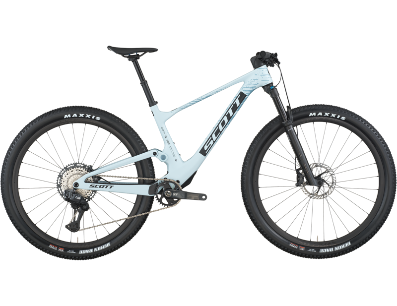 Scott Spark RC Pro Full Suspension Mountain Bike 2026 in Azure White