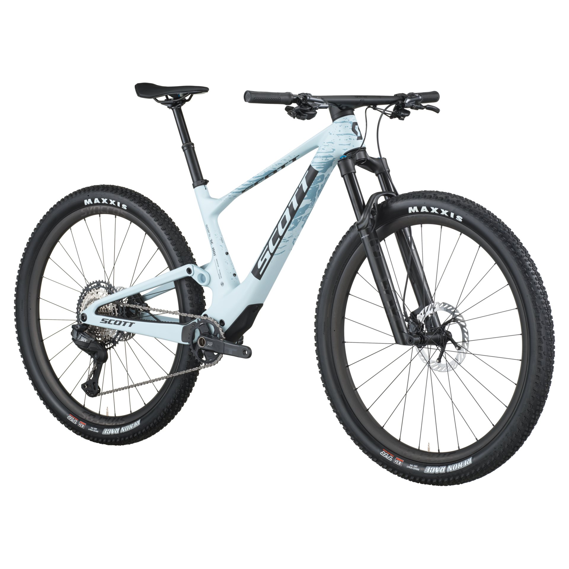 Scott Spark RC Pro Full Suspension Mountain Bike 2026 in Azure White
