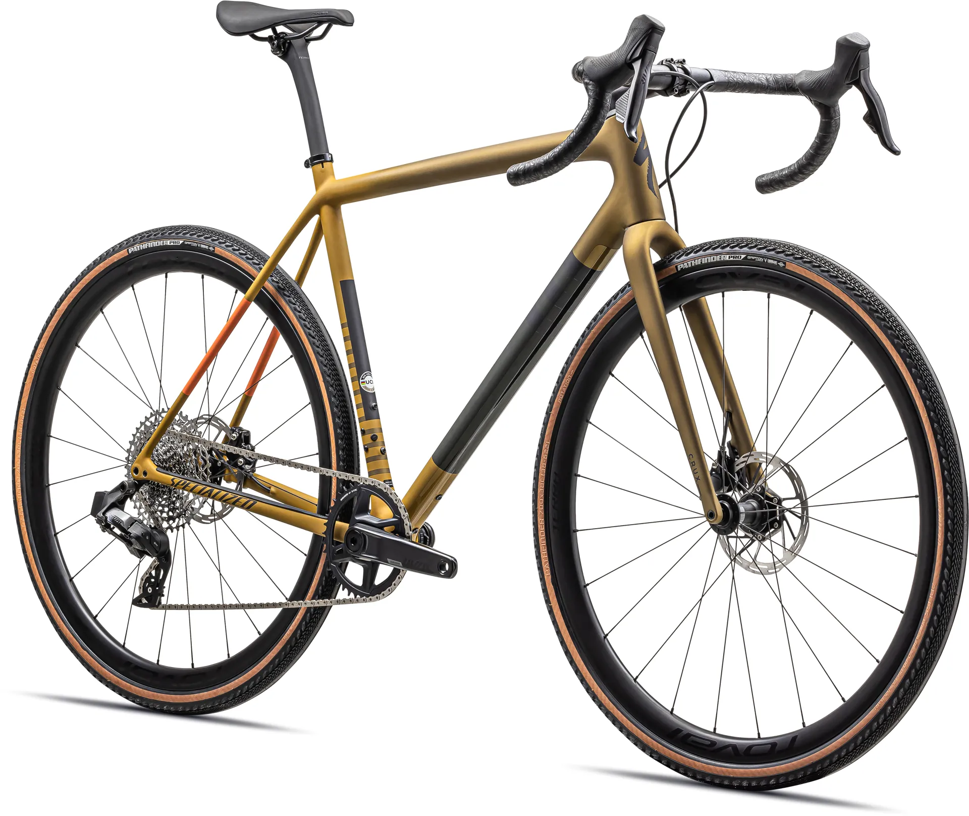 Specialized Crux Expert Gravel Bike 2024 in Harvest Gold/Oak Green