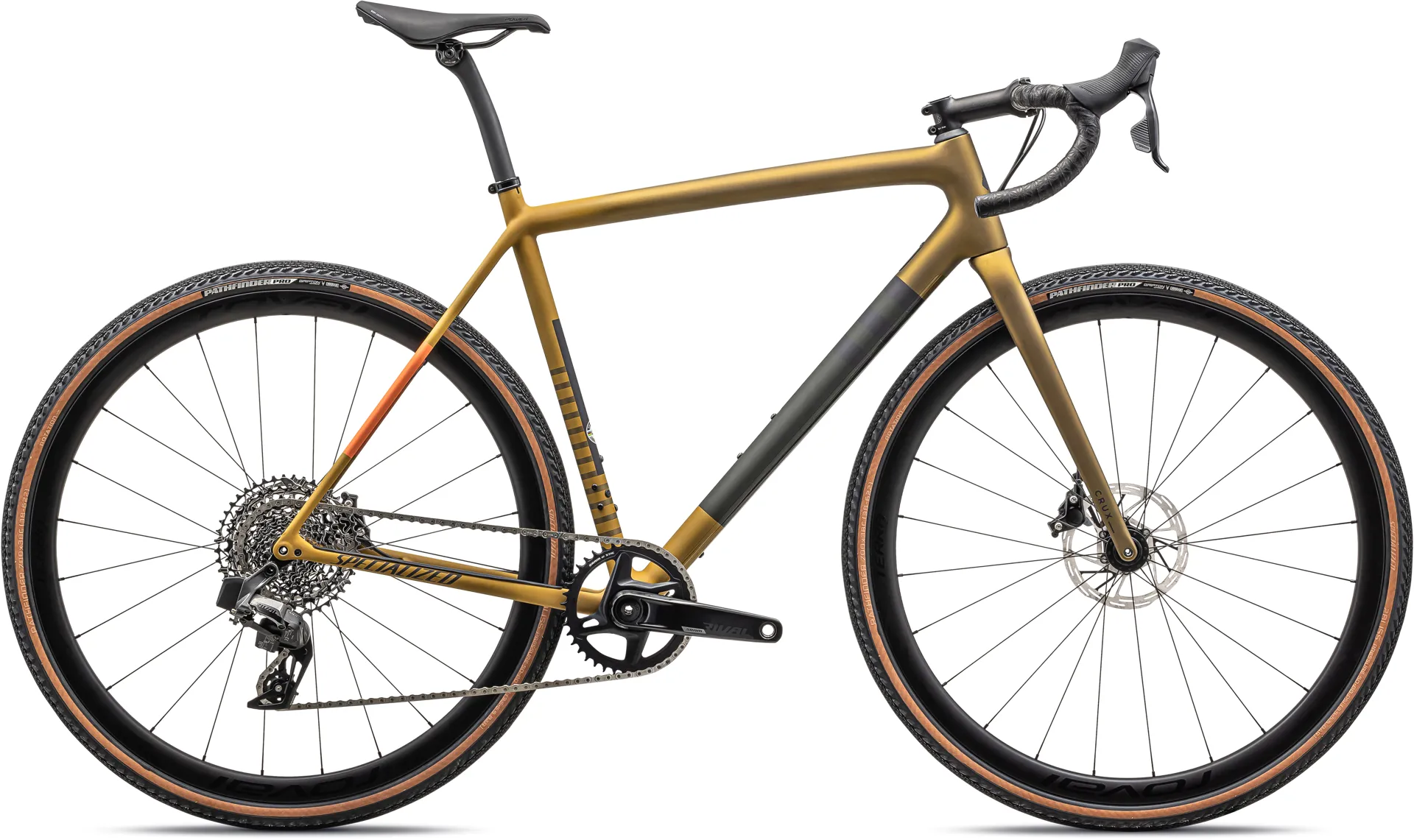 Specialized Crux Expert Gravel Bike 2024 in Harvest Gold/Oak Green