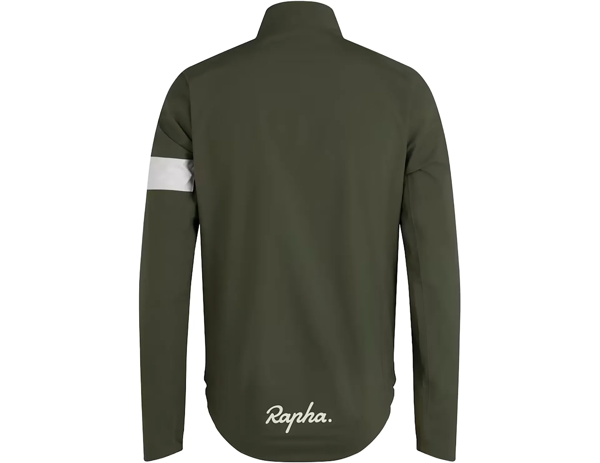 Rapha Core Rain Jacket in Dark Green/White