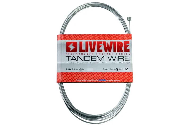 Livewire Tandem Stainless Steel Inner Gear Cable Single