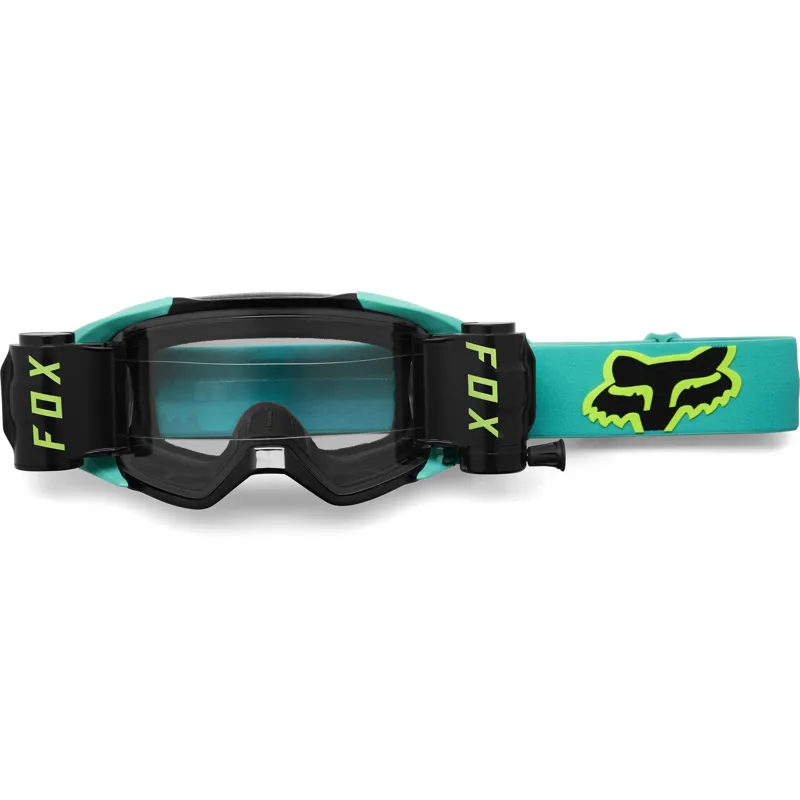 Fox Racing Vue Stray Roll Off Goggles in Teal