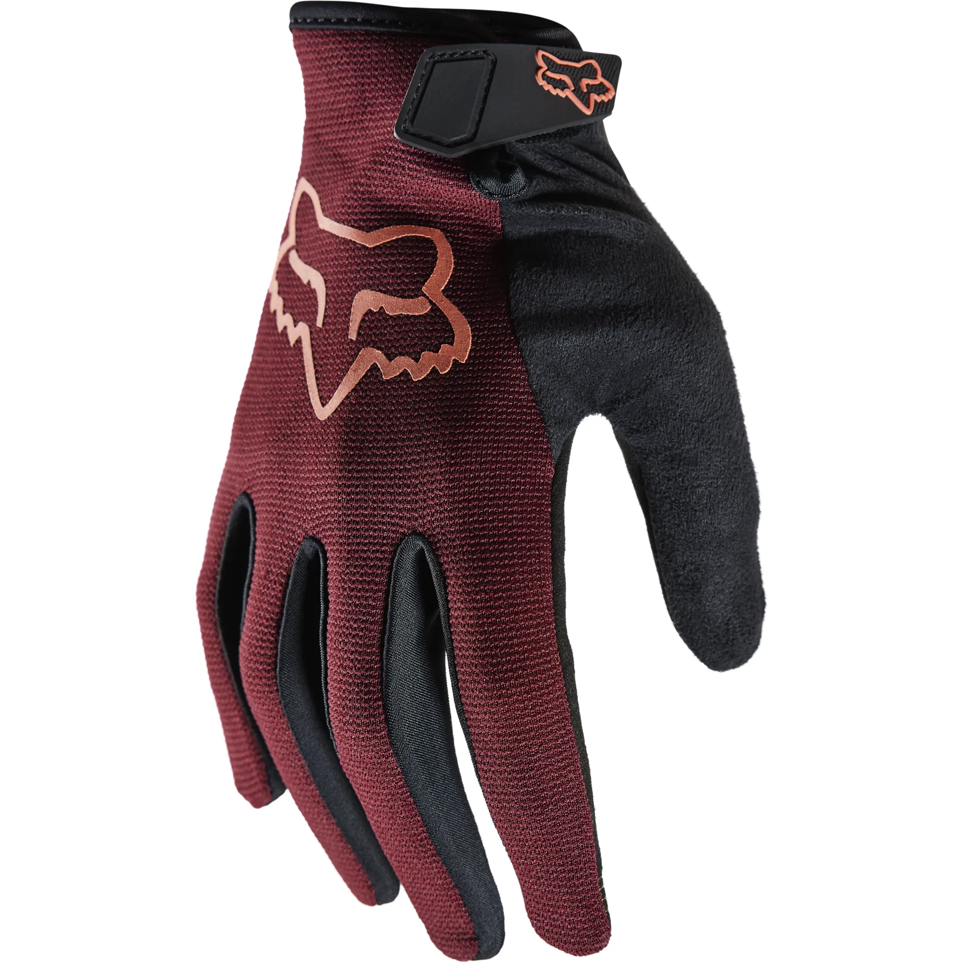 Fox Racing Women's Ranger Gloves in Maroon