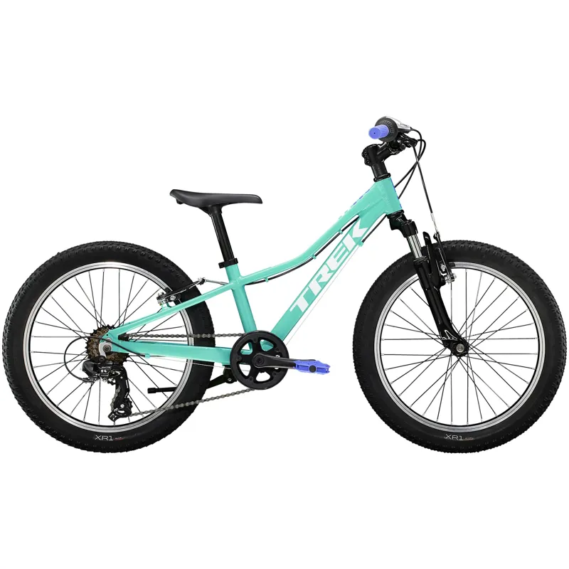 Trek Precaliber 20 7-Speed Kids Hybrid Bike 2024 in Miami Green
