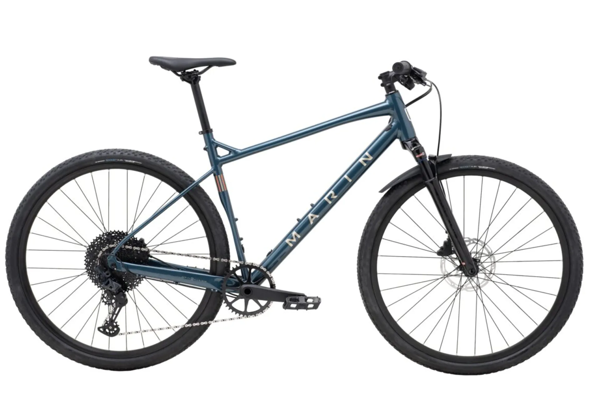 Marin DSX FS Hybrid Bike in 2025 Gloss Blue