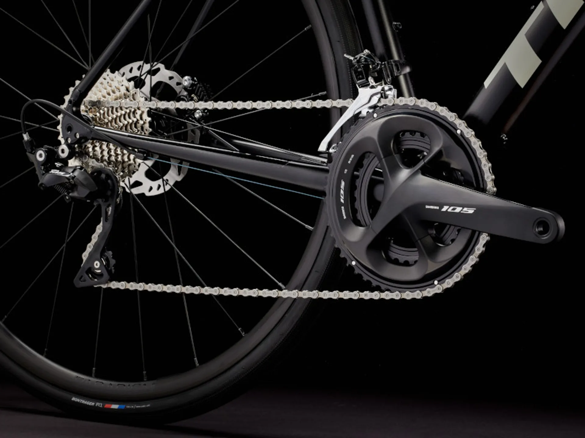 Trek Domane AL 5 Gen 4 Road Bike 2026 in Trek Black