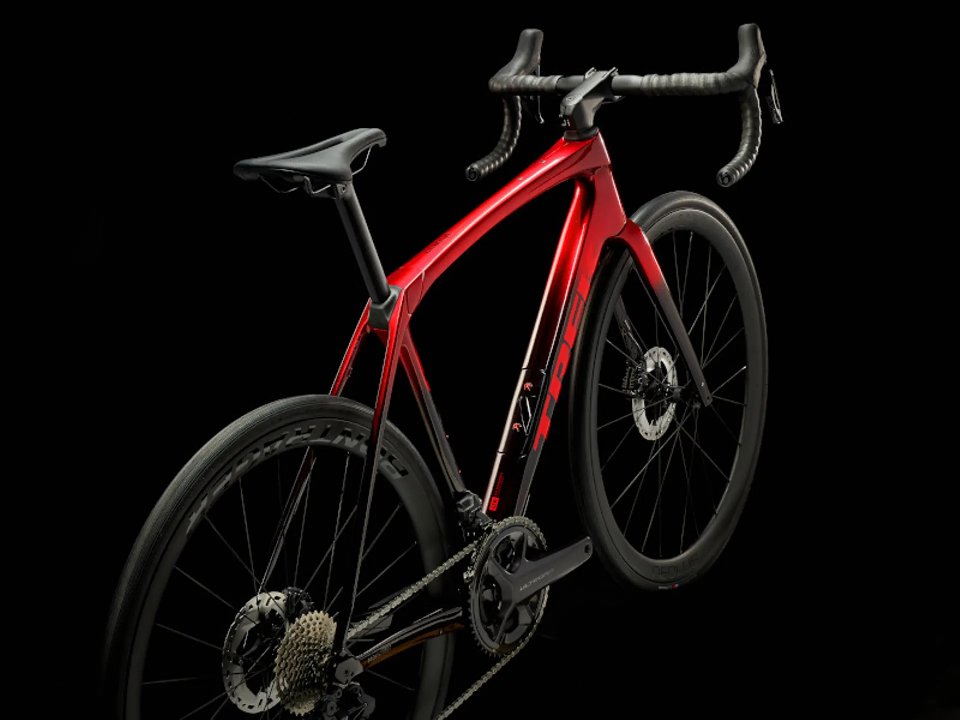 Trek Domane SLR 7 Gen 4 Carbon Road Bike 2025 in Red Carbon Smoke