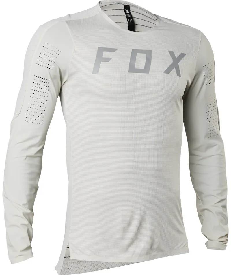 Fox Racing Flexair Pro Long Sleeve Jersey in Vintage White