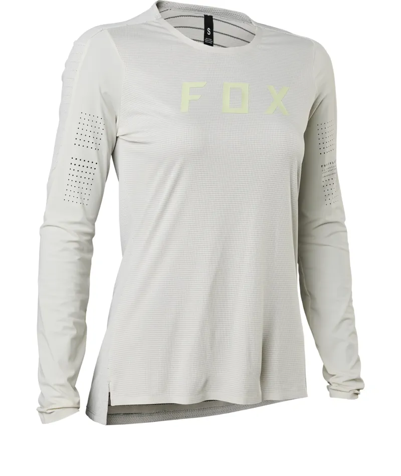 Fox Racing Women's Flexair Pro Long Sleeve Jersey in White