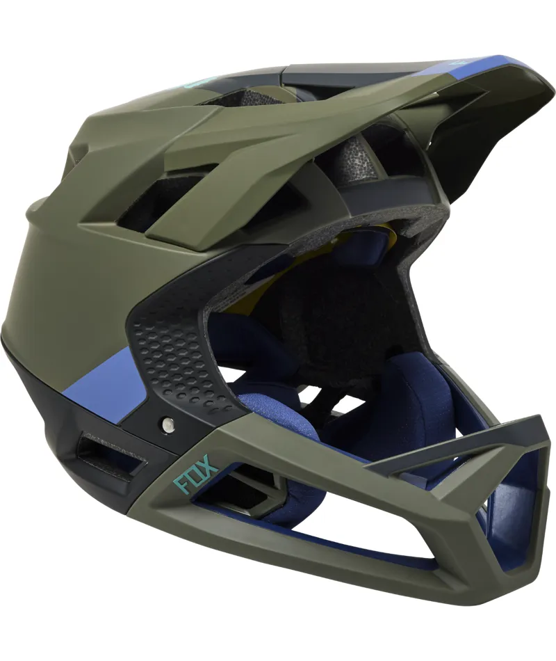 Fox Racing Proframe Helmet in Olive Green