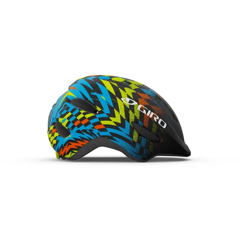 Giro Scamp Kid's Helmet in Matte Black Check Fade