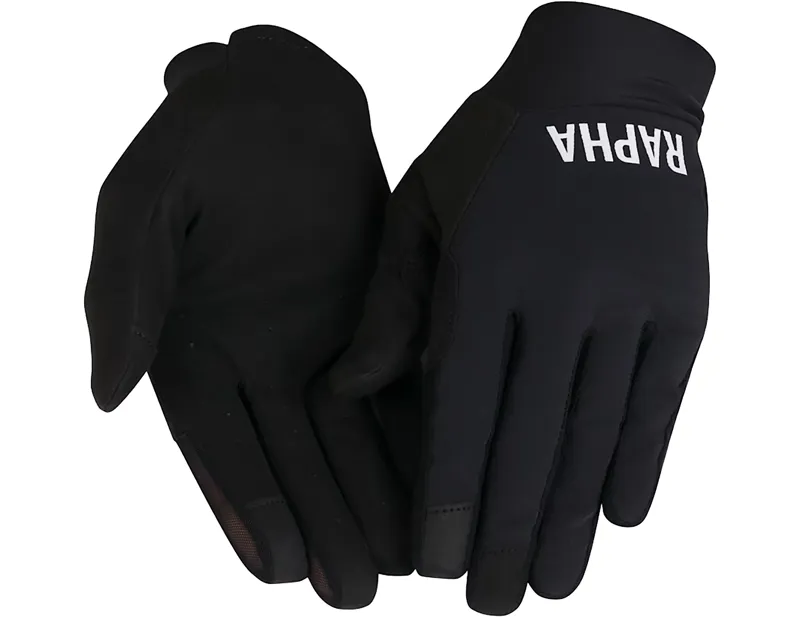 Rapha Trail Finale Winter Gloves in Black/White