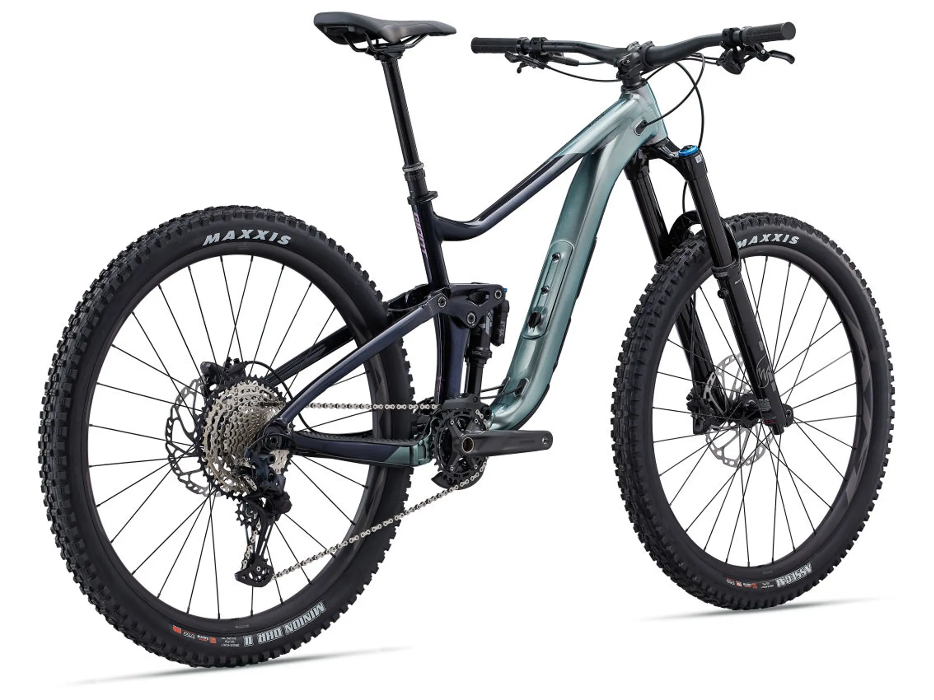 Giant Reign 1 Full Suspension Mountain Bike 2024 in Airglow/Cold Night