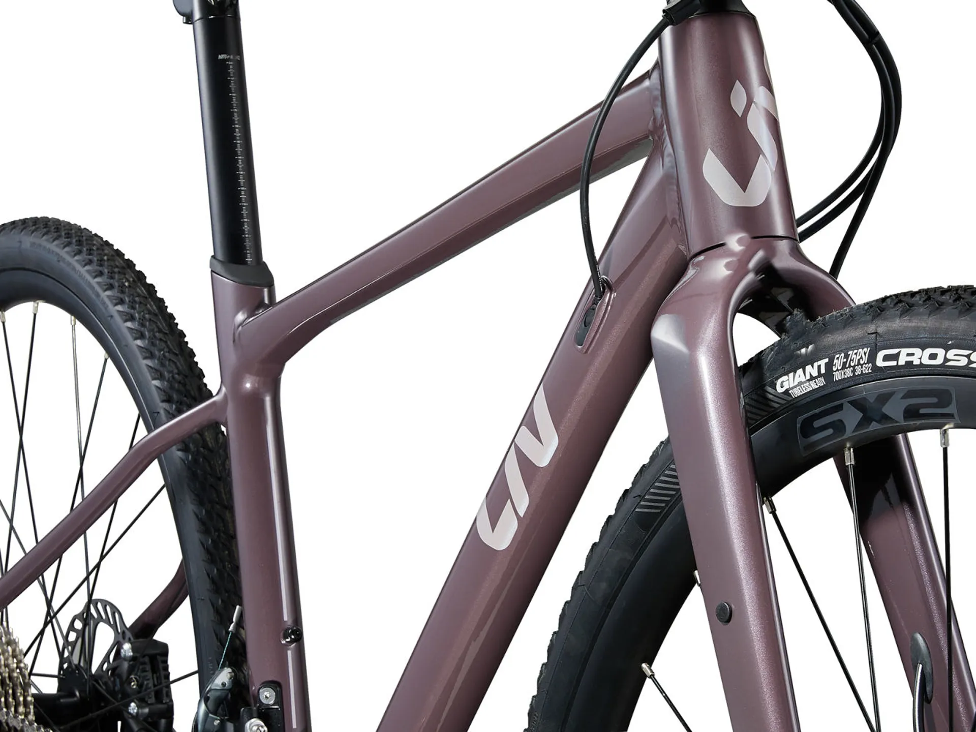 Liv Devote 1 Gravel Bike 2025 in Charcoal Plum