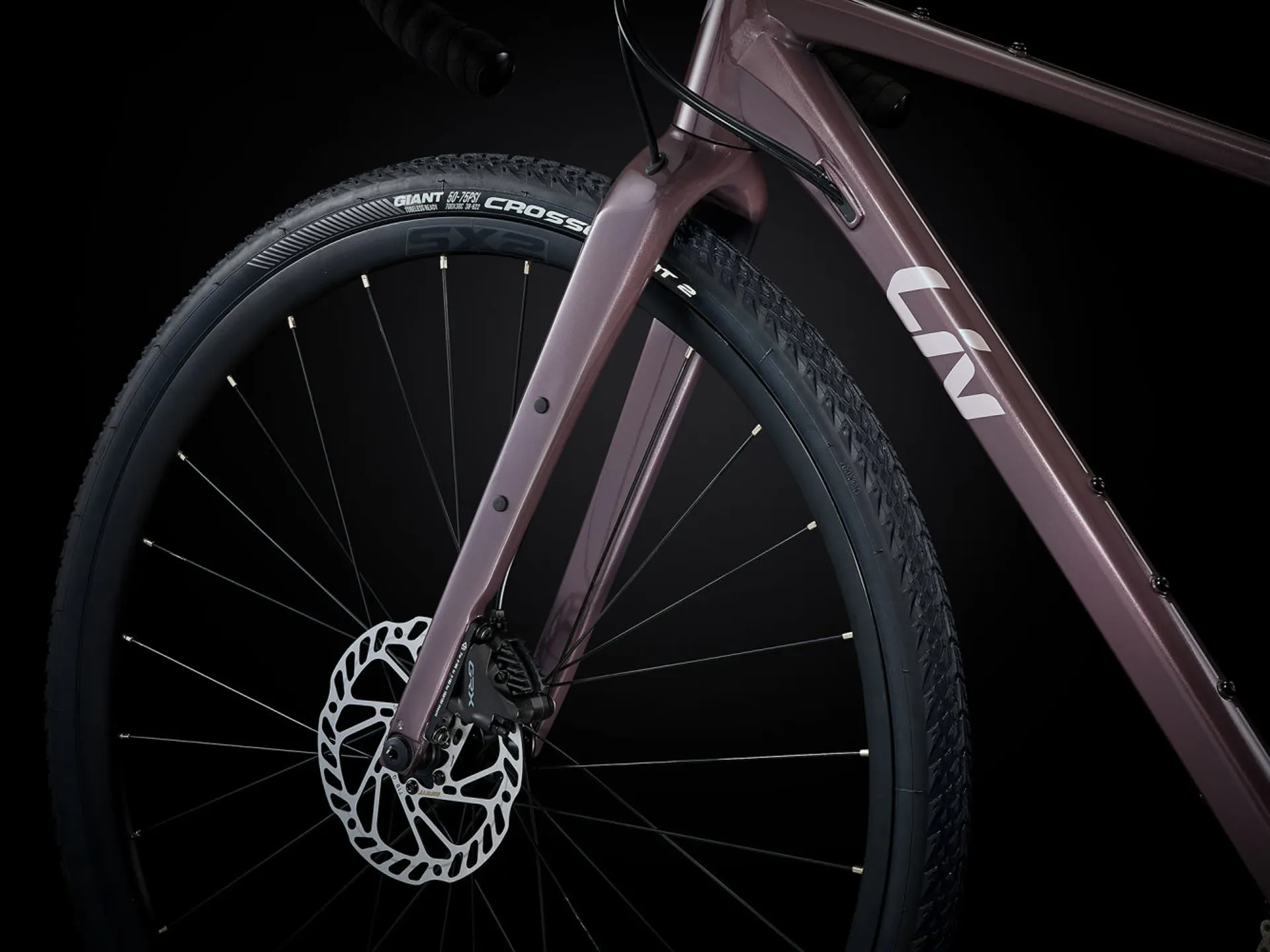 Liv Devote 1 Gravel Bike 2025 in Charcoal Plum