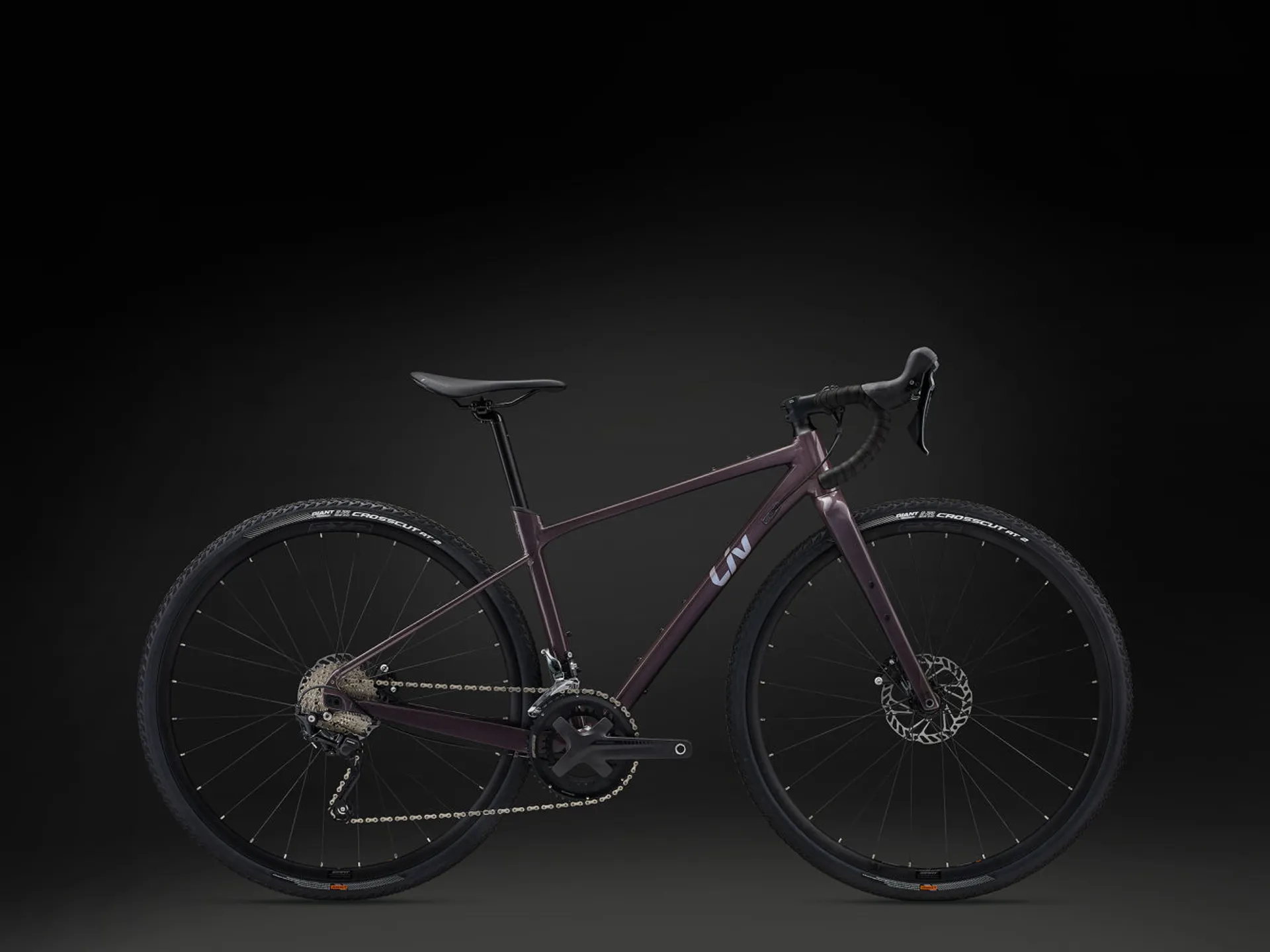 Liv Devote 1 Gravel Bike 2025 in Charcoal Plum