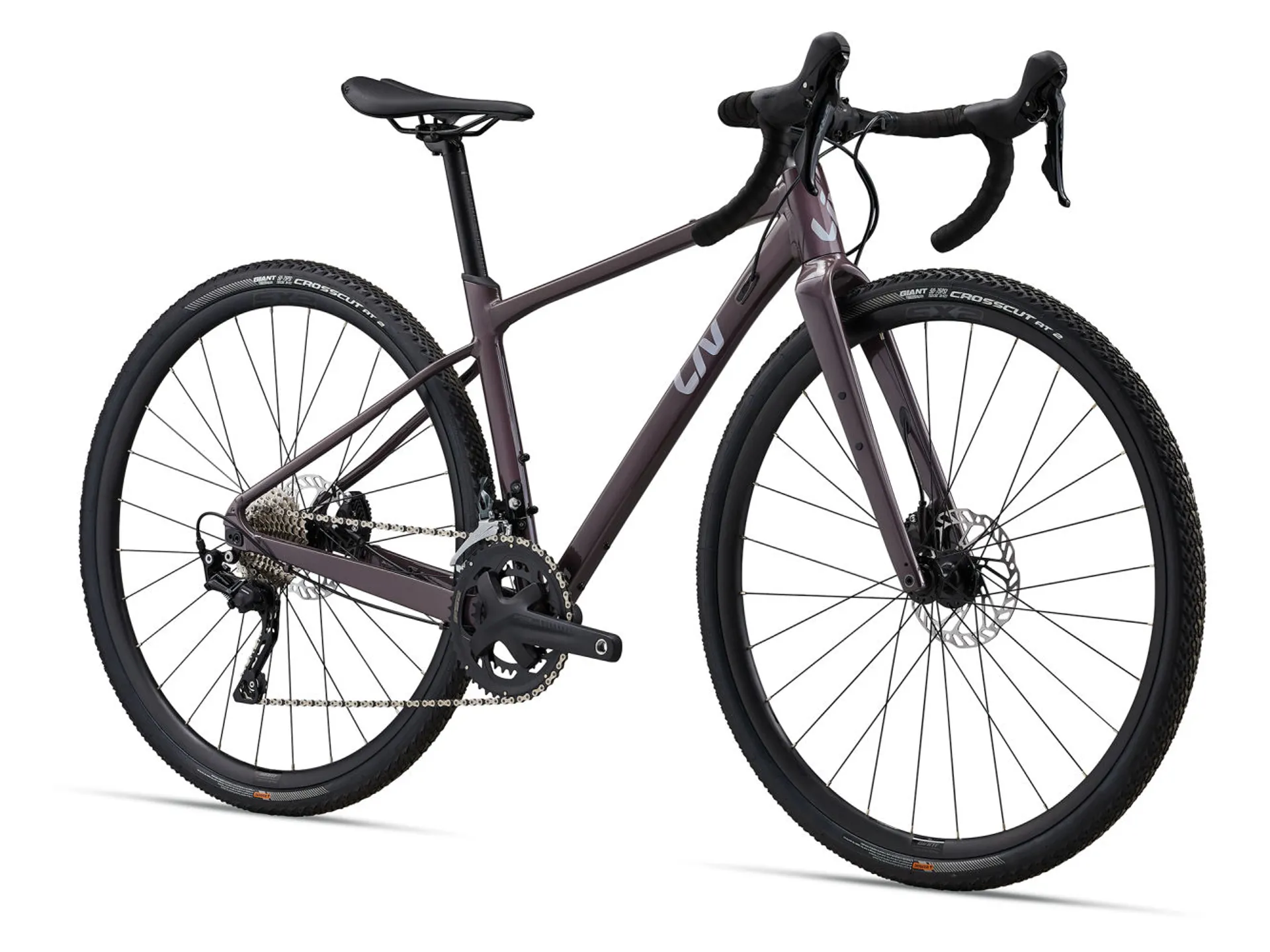 Liv Devote 1 Gravel Bike 2025 in Charcoal Plum