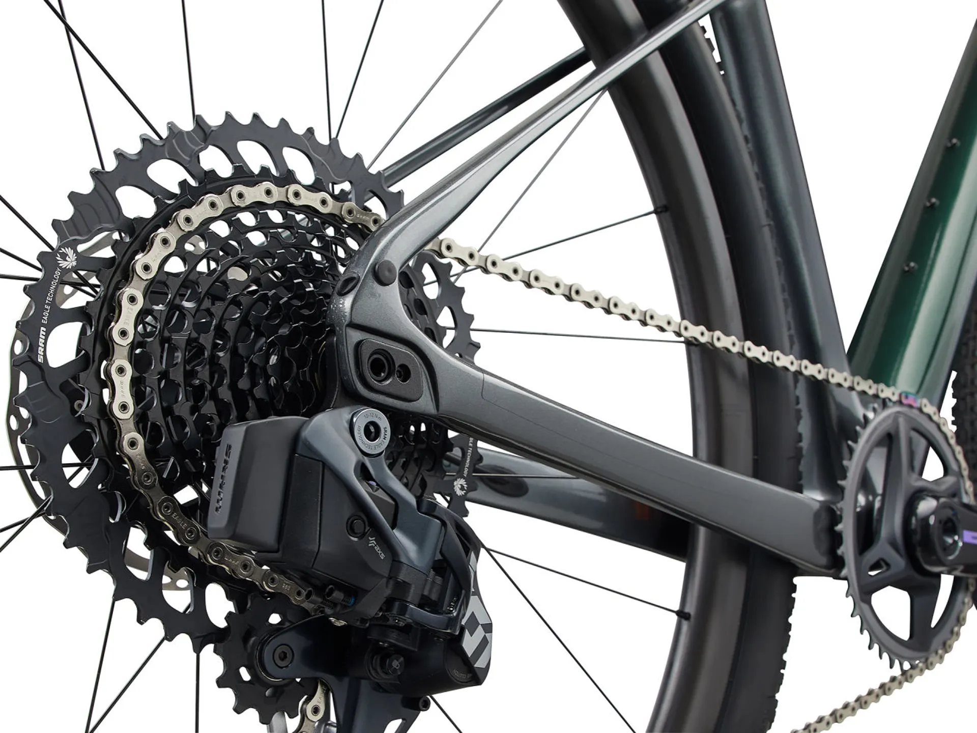 Giant Revolt X Advanced Pro 0 Gravel Bike 2025 in Kelp Forest/Charcoal