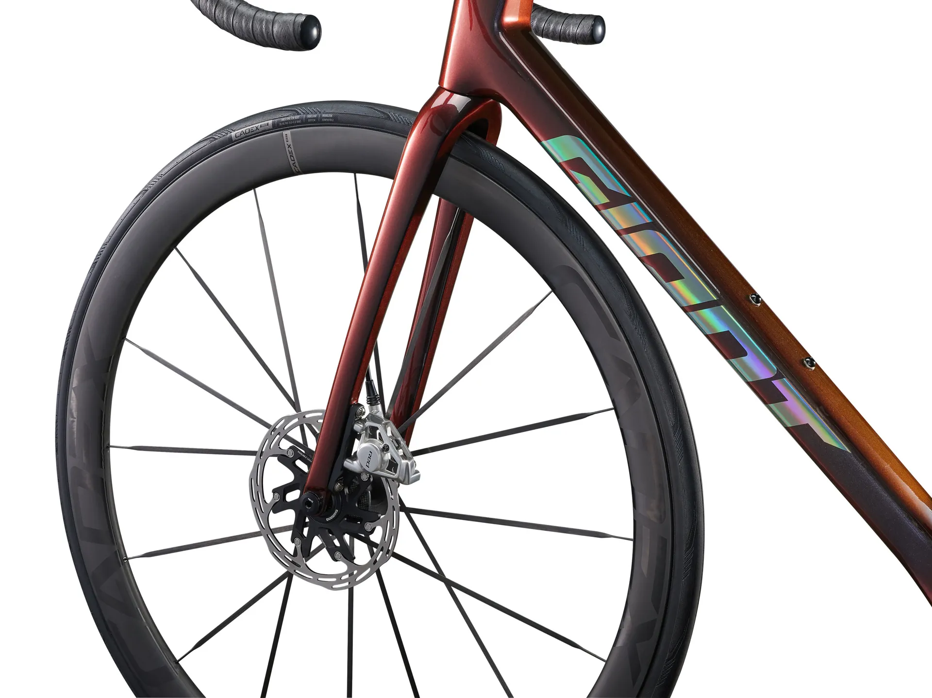 Giant TCR Advanced SL 0 AXS RED Road Bike 2025 in Gloss Black Lava/Iris