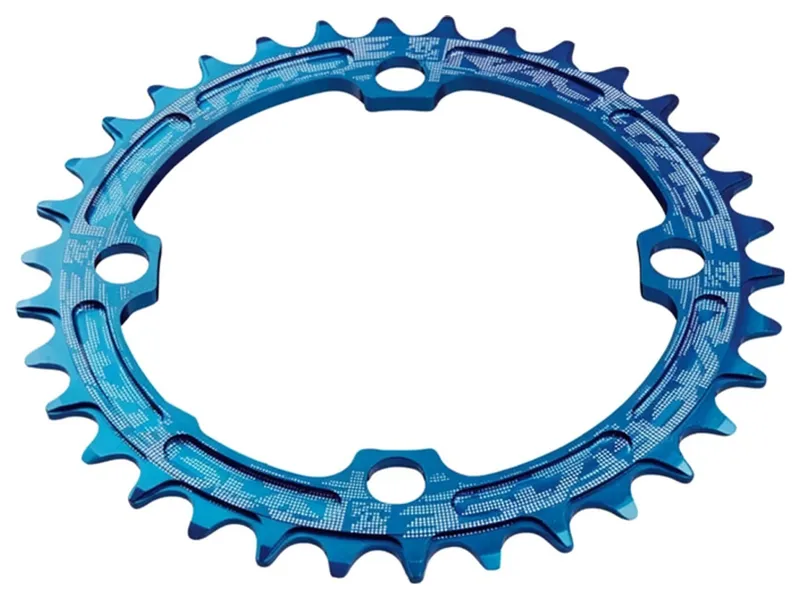 Race Face Narrow/Wide Single Chainring 34T in Blue