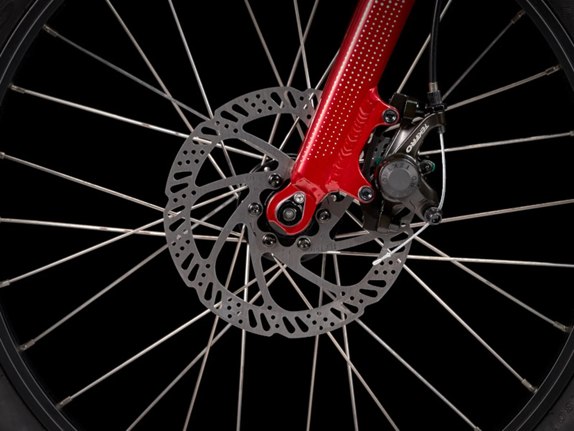 Trek Roscoe 20 inch Wheel Kids Mountain Bike 2023 in Rage Red to Black