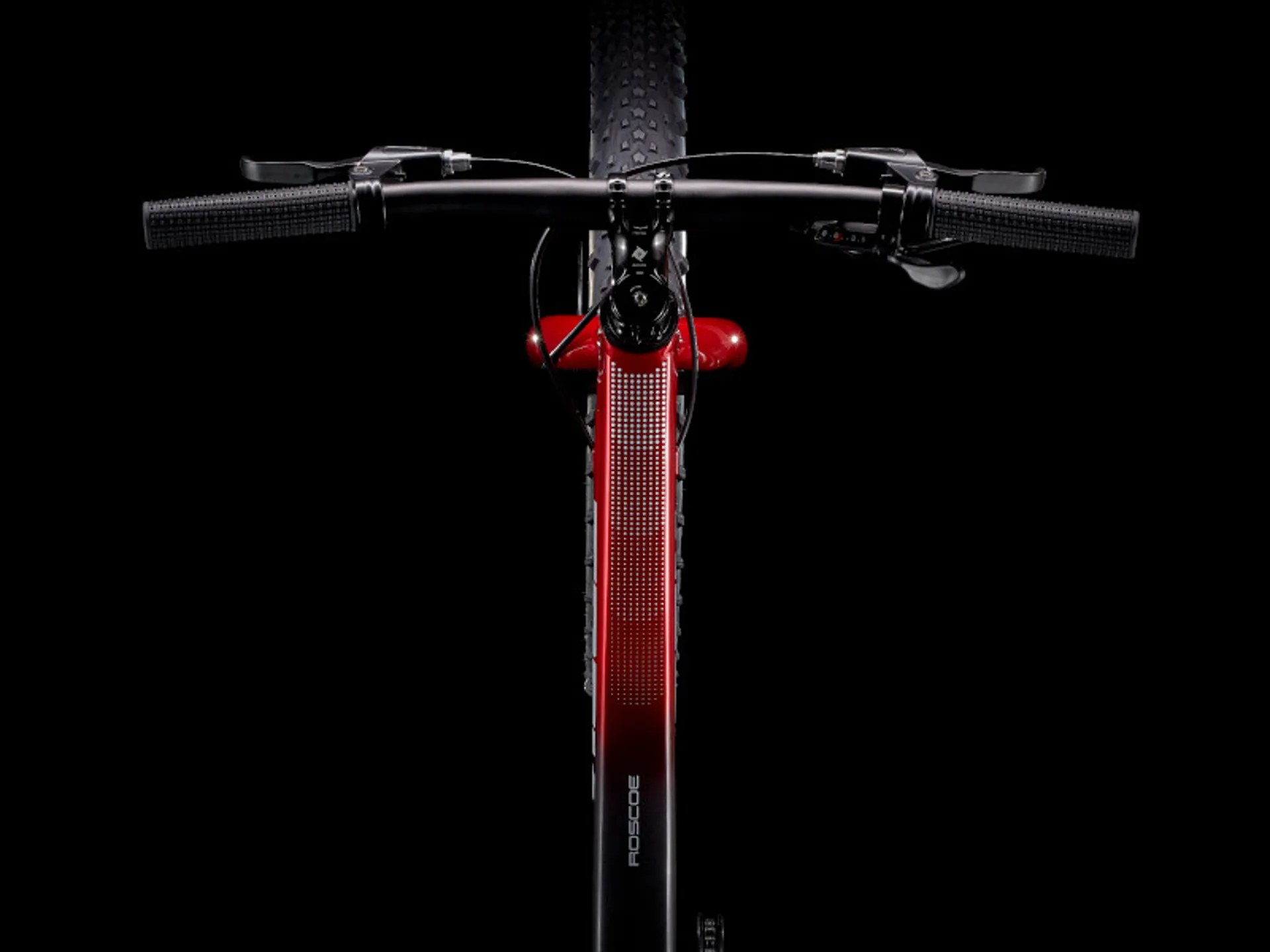 Trek Roscoe 20 inch Wheel Kids Mountain Bike 2023 in Rage Red to Black