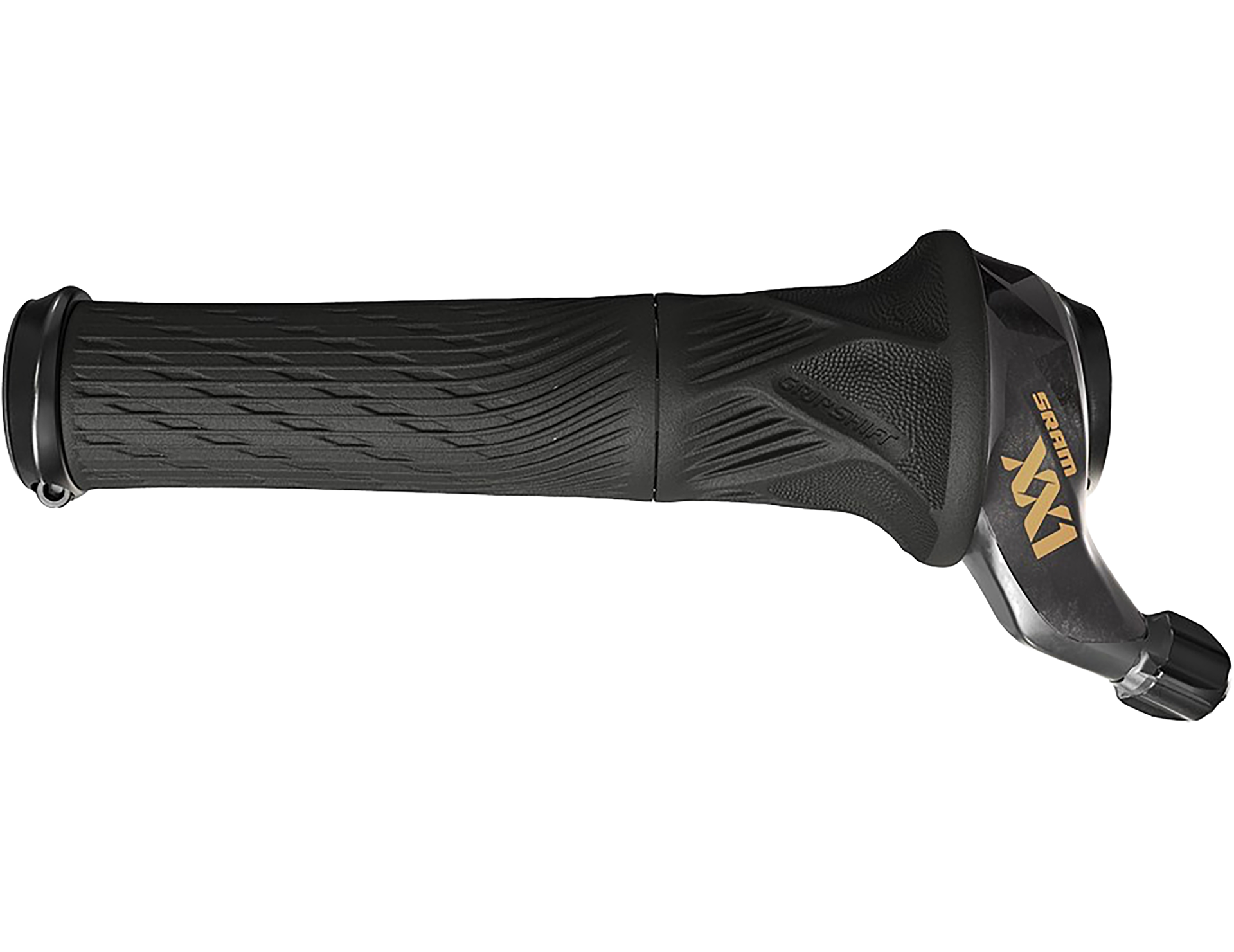 SRAM XX1 12 speed Eagle rear Grip Shifter with Locking Grips in black/GOLD