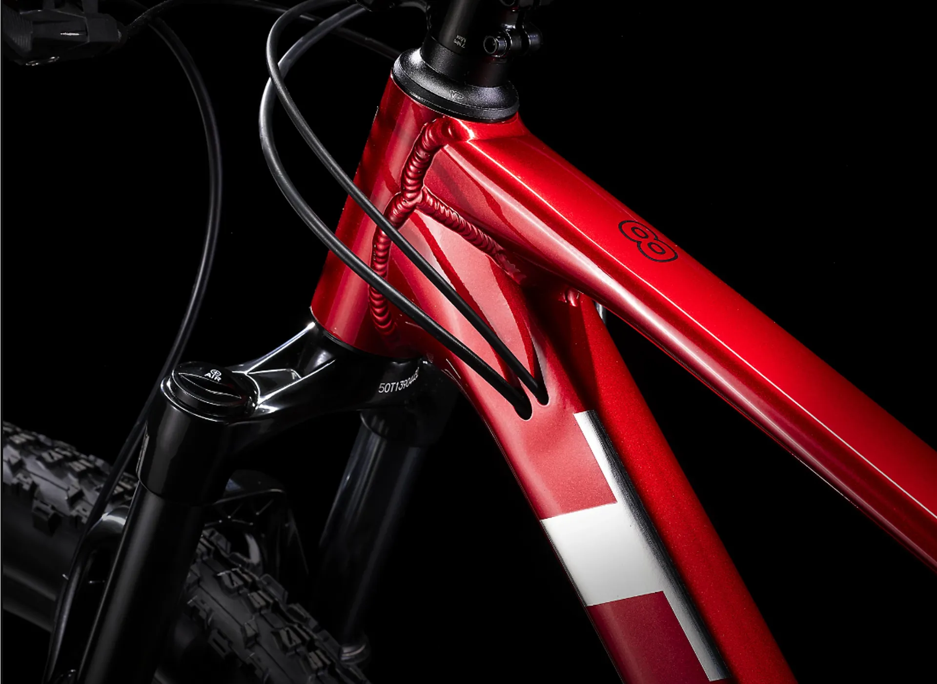Trek Marlin 8 Gen 3 Hardtail Mountain Bike 2023 in Crimson Red