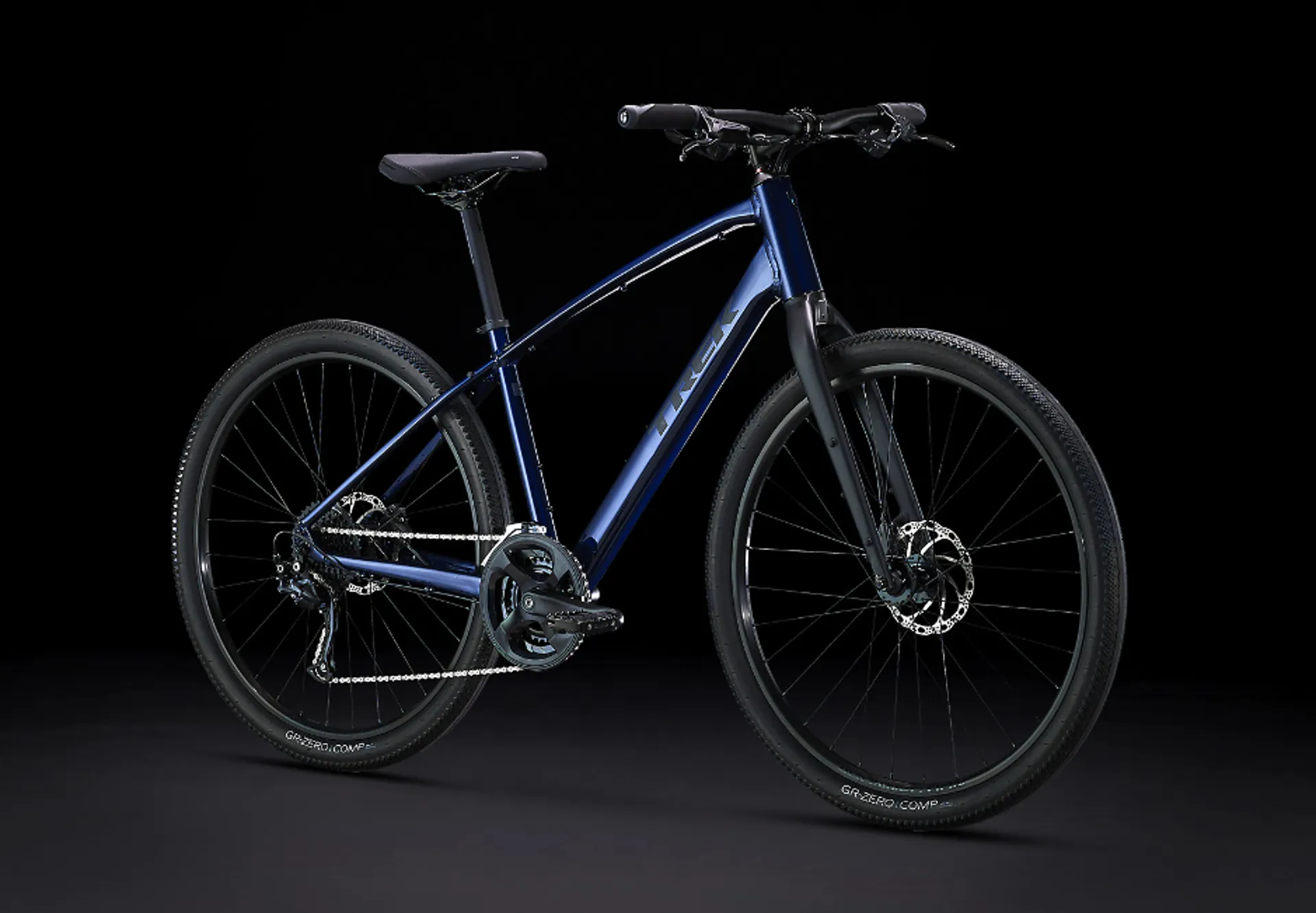 Trek Dual Sport 2 Gen 5 Hybrid Bike 2024 in Mulsanne Blue