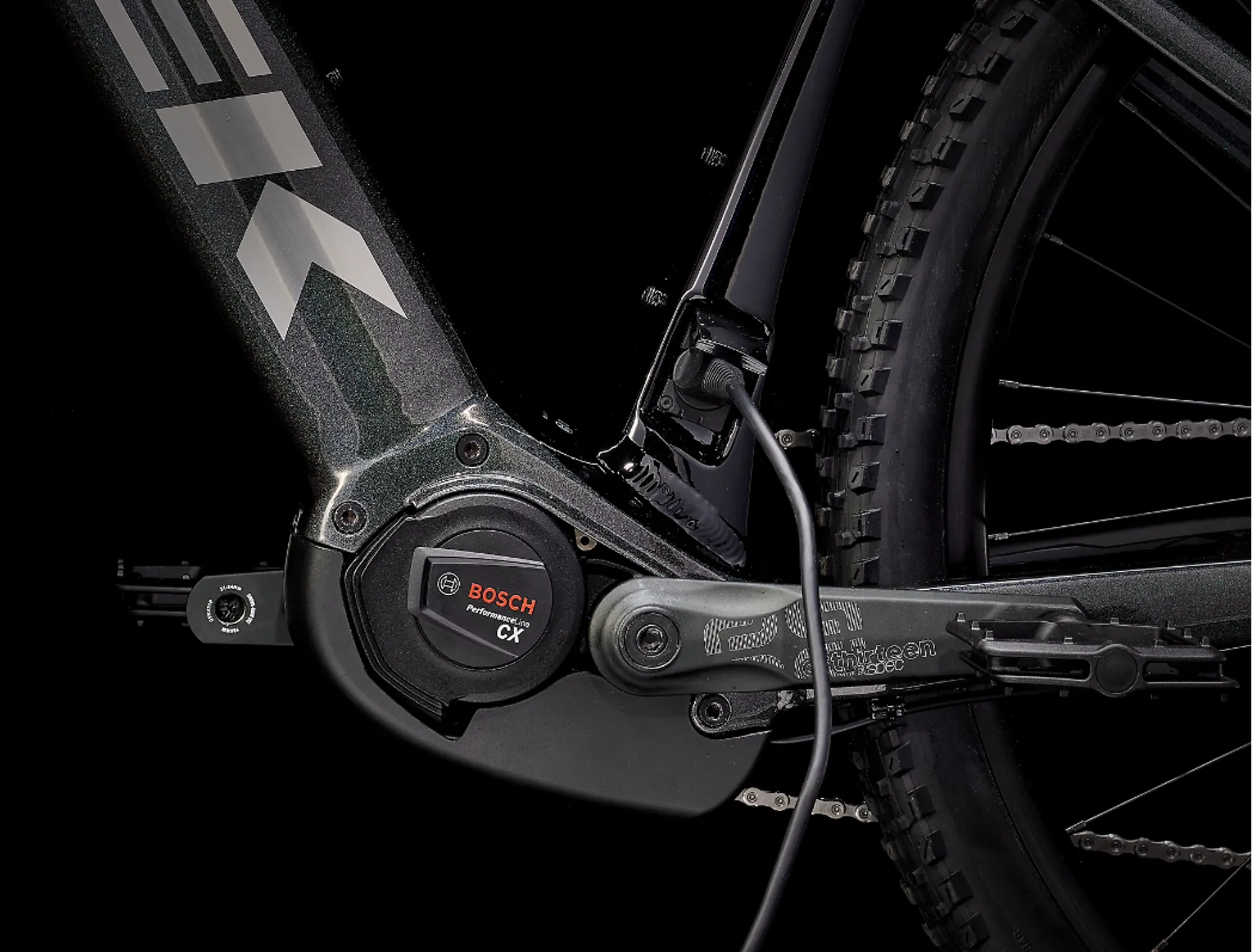 Trek Powerfly 5 Gen 4 Electric Mountain Bike 2025 in Prismatic Black