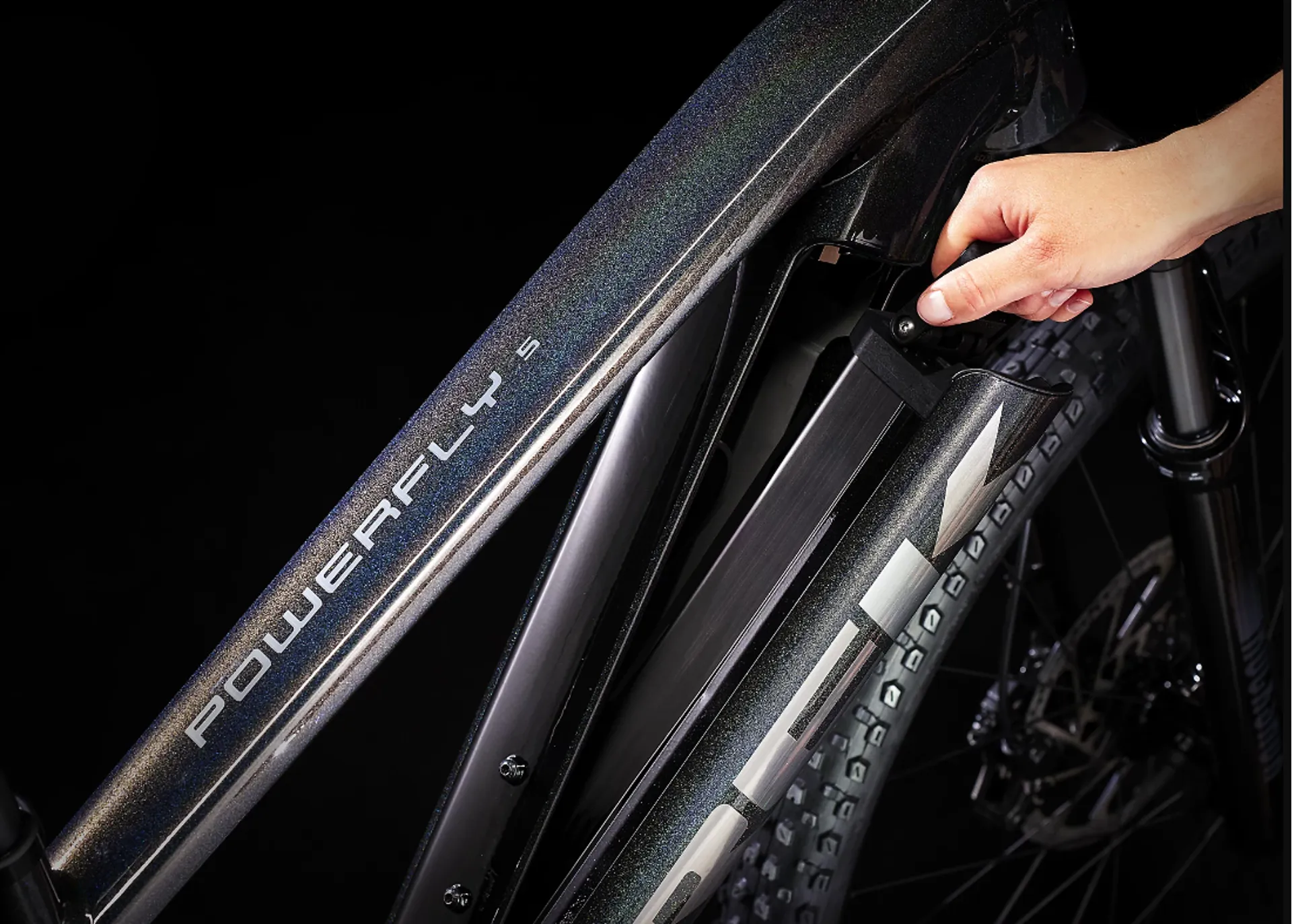 Trek Powerfly 5 Gen 4 Electric Mountain Bike 2025 in Prismatic Black