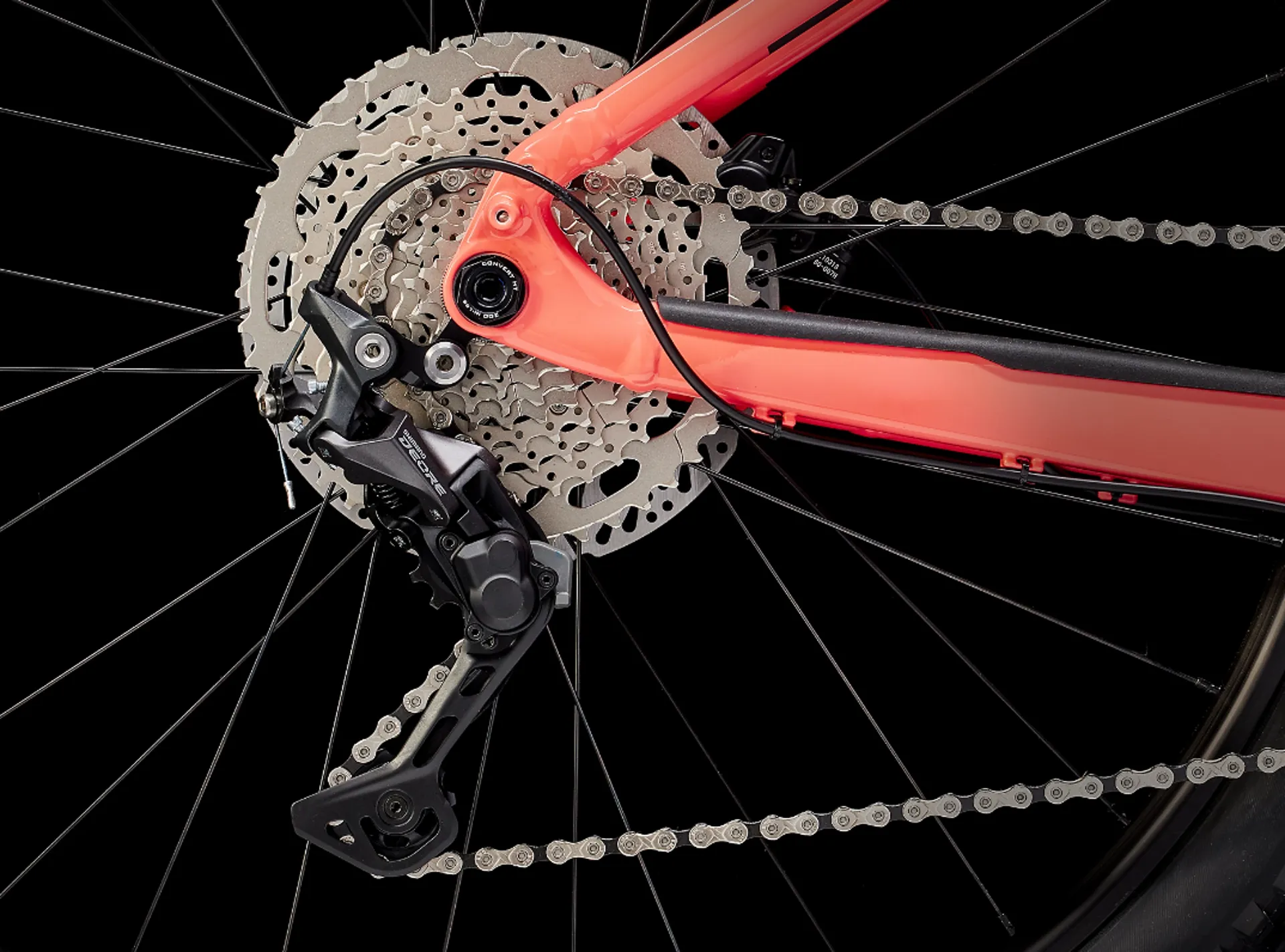 Trek Powerfly 4 625w Gen 4 Electric Mountain Bike 2024 in Living Coral ...