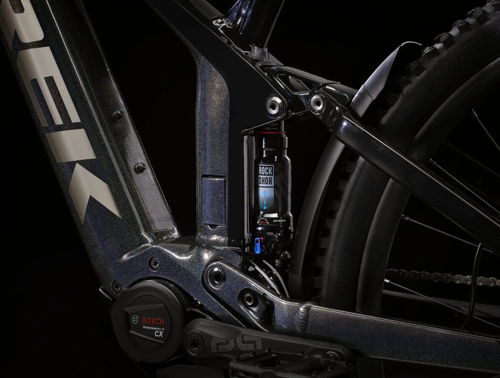 Trek Powerfly FS 7 Electric Mountain Bike 2024 in Prismatic Black