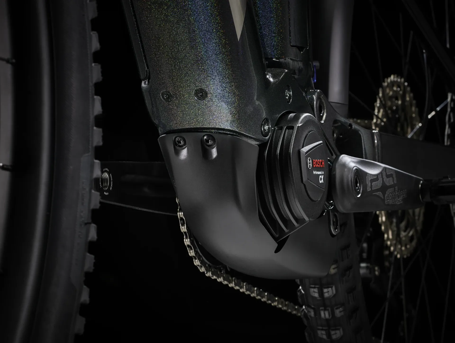 Trek Powerfly FS 7 Electric Mountain Bike 2024 in Prismatic Black