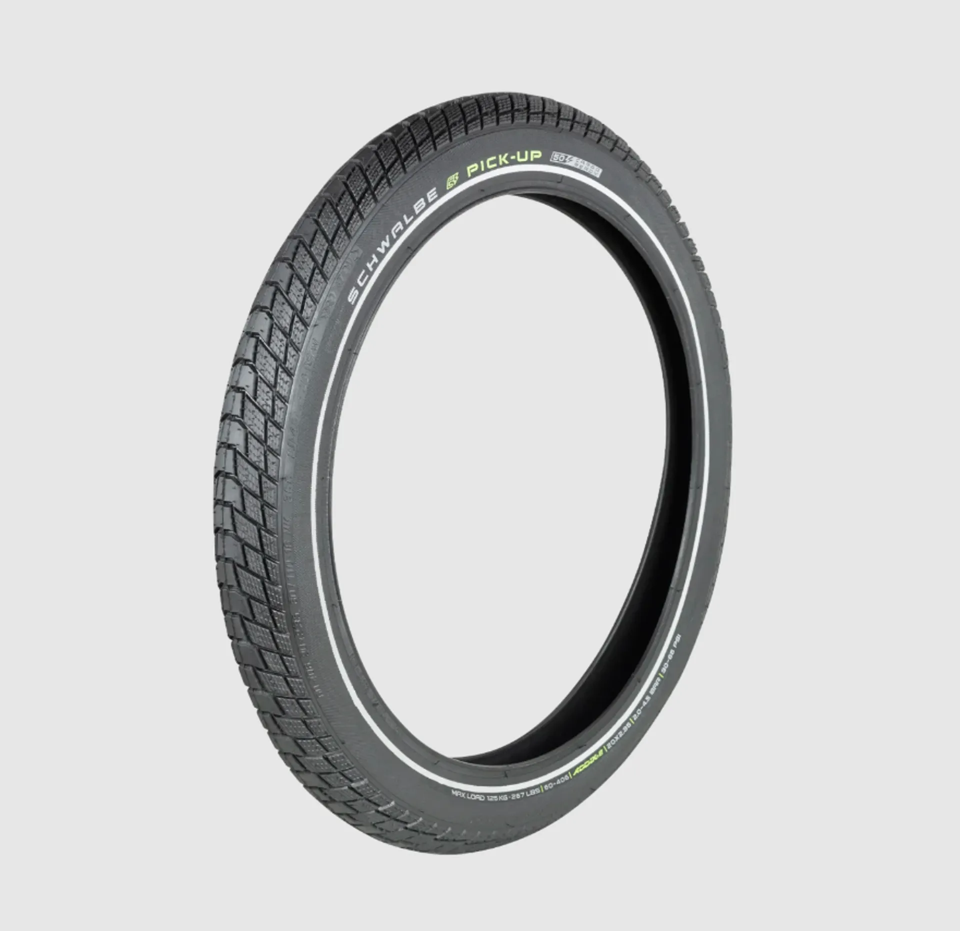 Schwalbe Pick-Up Reflective Twinskin 20x2.35 Tyre in Black